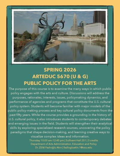 AAEP Courses | Department of Arts Administration, Education and Policy
